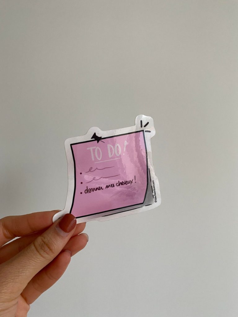 Sticker "to do" - Fake Hair Don't Care
